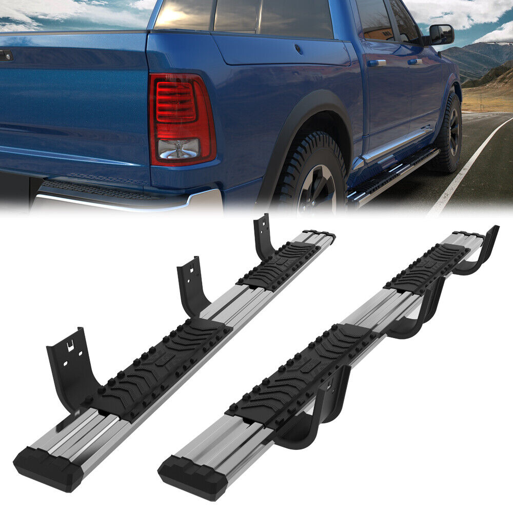 6" Running Boards Side Step Bars For 2009-2018 Dodge Ram 1500 2010-202 ...