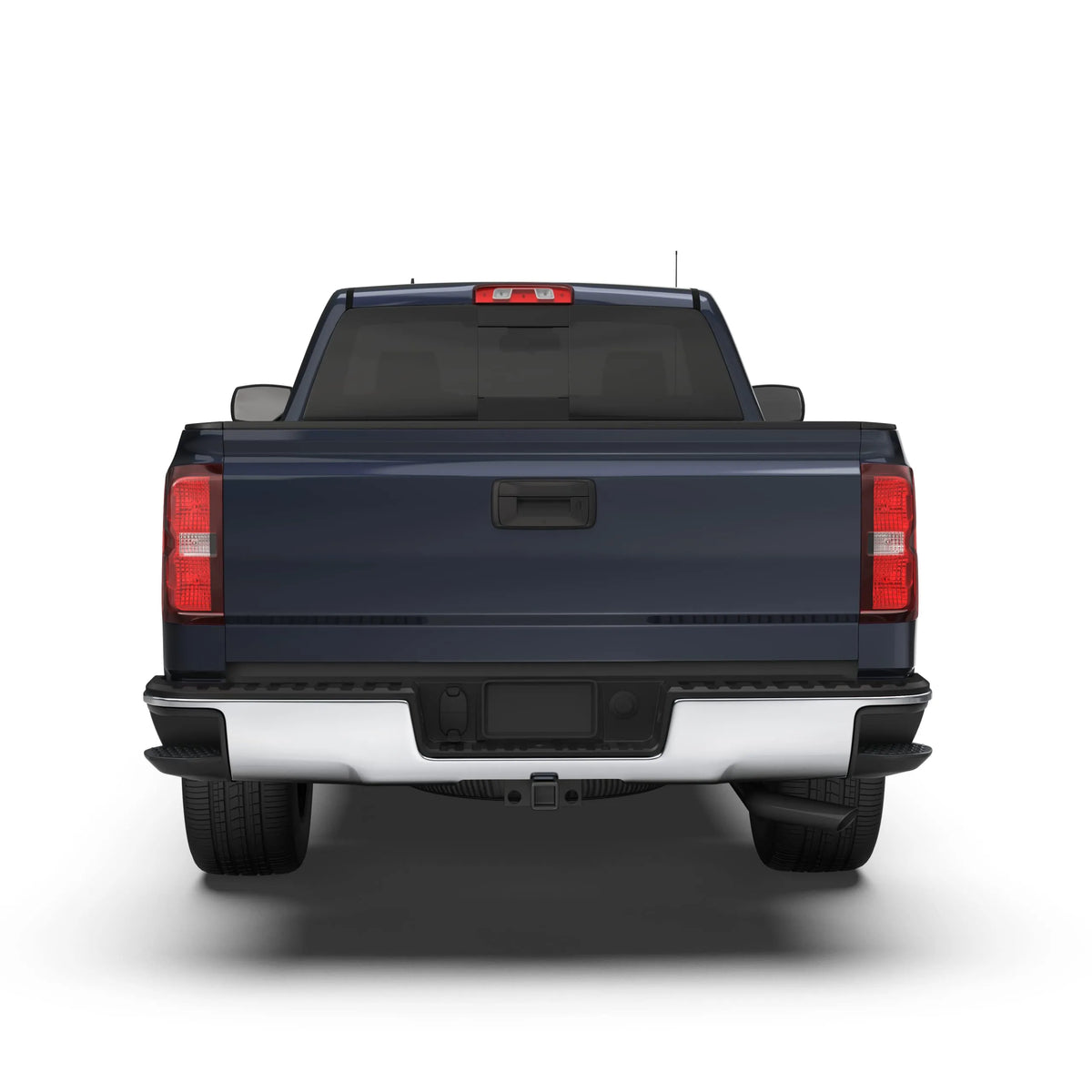 Chrome Steel Rear Bumper For 2014-2018 Chevy Silverado GMC Sierra 1500 ...